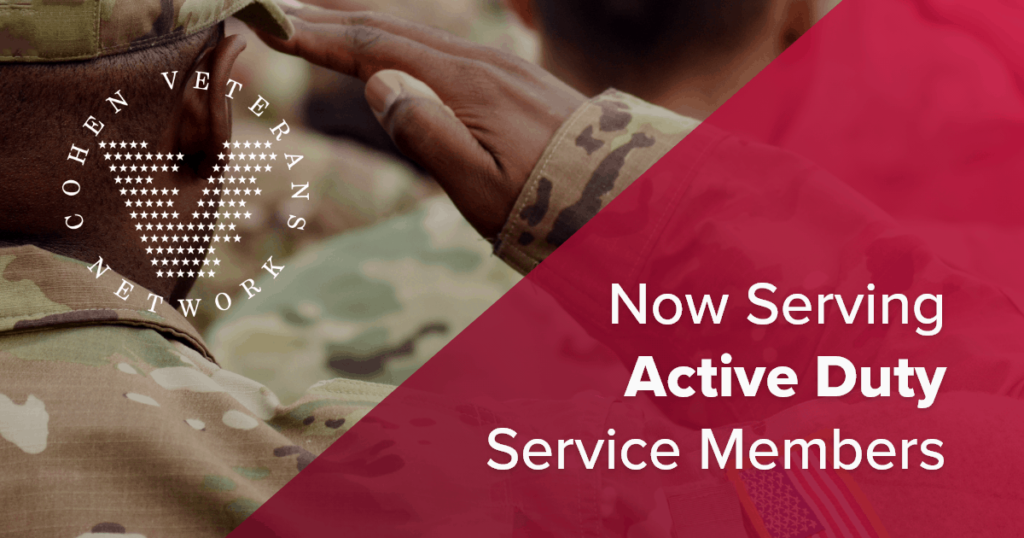 Now Serving Active Duty - Cohen Veterans Network