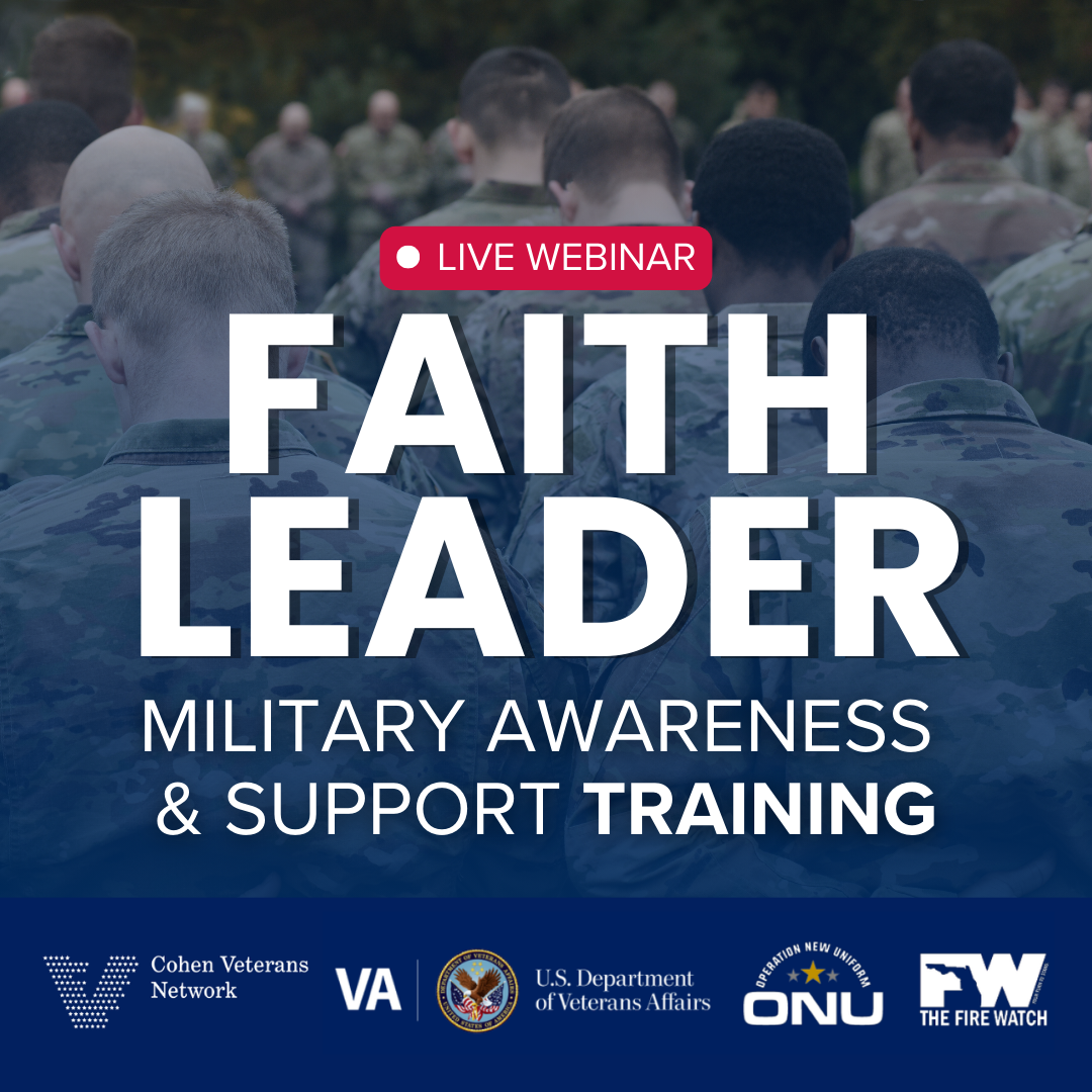 Faith Leader Military Awareness and Support Training - Cohen Veterans ...